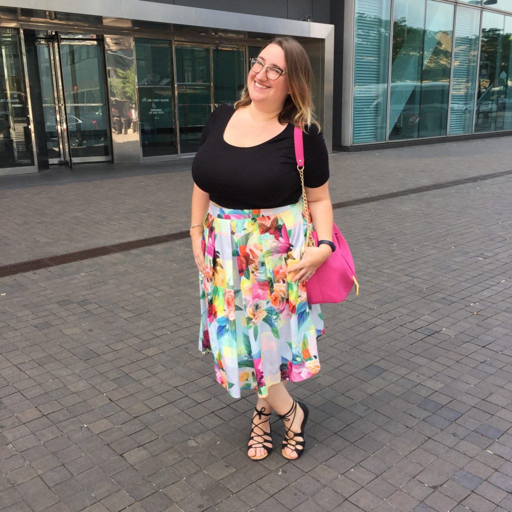 OOTD: Bold Floral – Curvily